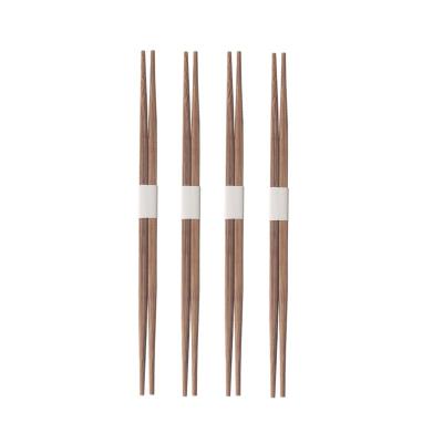 China Carbonized Bamboo Wooden Chopsticks Disposable Individually Wrapped Sustainable Natural Custom Logo for Travel for sale