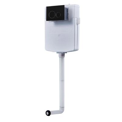 China Cold water supply in wall flush tank with durable push-button for sale