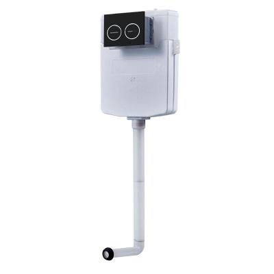 China Dual Flush Slim Concealed Cistern with 0-90 Degree Flush Button for sale