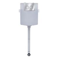 China 8.5L/3L Capacity Plastic Concealed Cistern - Wall Mounted - White for sale