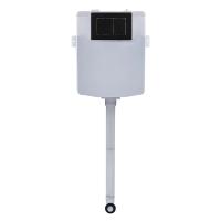China White Standard Concealed Toilet Cistern with Top Flush Button for sale