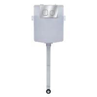 China Adjustable Height Concealed Flush Cistern Dual Flush Concealed Wc Cistern With White Buttons for sale