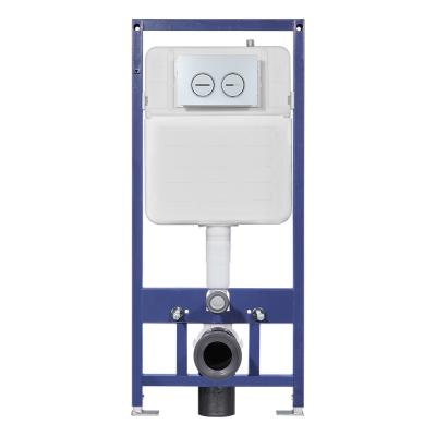 China 3L 4.5L 6L 9L Back To Wall Concealed Cistern With Blue Frame Sturdy for sale