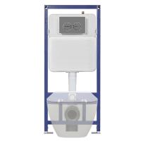 China G1/2 Outlet Connection inwall toilet cistern with Wall Hung installation for sale