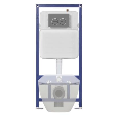 China G1/2 Outlet Connection inwall toilet cistern with Wall Hung installation for sale