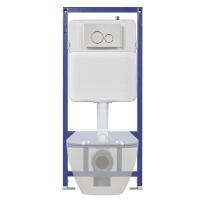 China 8.5/3 Liters Flush Volume Concealed Cistern Flush Tank Full Frame Design for sale