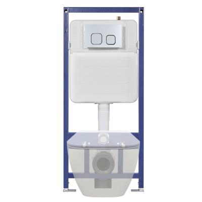 China 8.5/3 Liters Flush Volume Full Frame Concealed Cistern Wall Mounted for Gravity Flush for sale