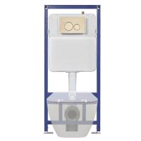China Wall Hung Concealed Cistern With Stainless Steel Frame Robust Modern For High End Bathrooms for sale
