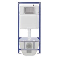 China Stainless Steel Wall Hung Concealed Cistern Dual Flush Design property details your bathroom for sale
