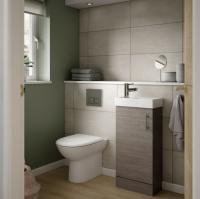 China White Tank With Blue Frame for Enclosed Toilet Cistern Dual-flush for sale