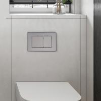 China Stainless Steel Wall Hung Concealed Cistern Dual Flush Design property details your bathroom for sale