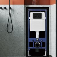 China Single Flush Inwall Toilet Cistern with Gravity Assisted Flush stainless steel materials for sale
