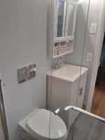 China Round Plastic Concealed Cistern Standard Flush Valve Size with White Flush Button Color for sale