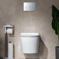 China Push Button Full Frame Concealed Cistern with Silver Finish Pressure Rating 0.1-1.0Mpa for sale