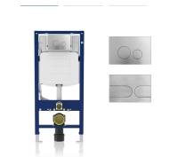 China Dual Flush Wall Hung Toilet Concealed Cistern For Bathroom for sale
