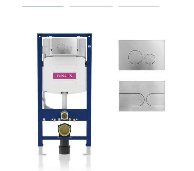 China Gravity / Pressure-assisted Flush System Concealed Toilet Cistern For Modern Toilets TANK for sale