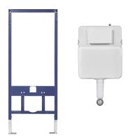 China 4.5kg Concealed Cistern Tank with Flush Panel for Wall Hung Toilets for sale