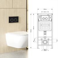 China Slim Concealed Cistern Space Saving Design For Small Bathrooms In Romania for sale