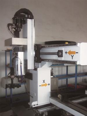 China Curtain wall fabrication milling center/high efficiency milling machine/high speed 3 axis machine for sale