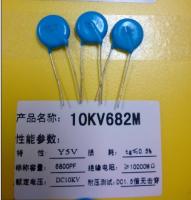 China DC Electronic capacitor ceramic 682 Carbon Film Resistor 10kv 6800PF For Led Driver for sale