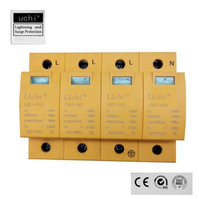 China Imax 65kA Surge Protection Device IP20 With Four PE Location for sale