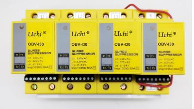 China Lower Protection Level 30kA Surge Protector Device For 320V N-PE System for sale