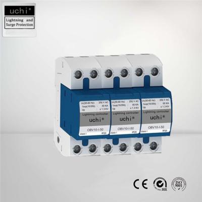 China 220V Solar Dc Spd , Lightning Arrester For Solar System Class 2 3P for sale