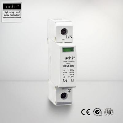 China Low Voltage Surge Protective Device Type 2 4P Uc 385V Poles For Power Supply for sale