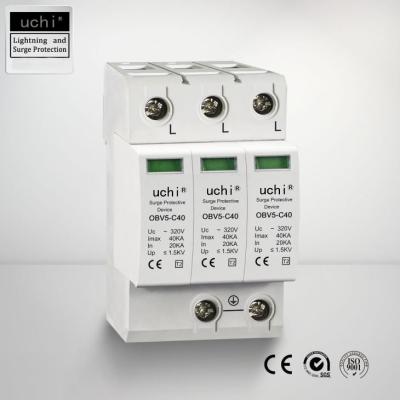 China House Type 2 Surge Protector 3P Vibrationproof Voltage Encoding for sale