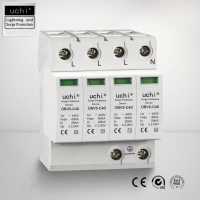 China Imax 40KA Single Phase Type 2 Surge Protector With Visual Indicator for sale