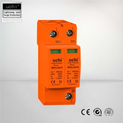 China Network Voltage 900VDC PV Surge Protector 2 Poles For Solar Panel for sale