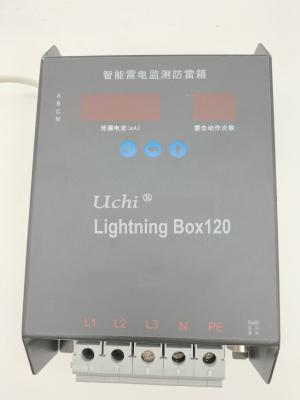 China AC 380V 120kA Surge Protector Box With Dual Display Tube for sale