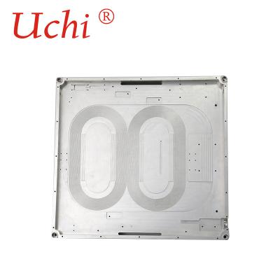 China Aluminium Optical Fiber 800W Liquid Cooling Plate Double Plate Friction Welding for sale