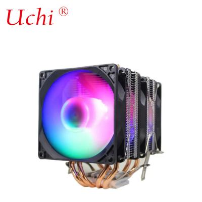 China ARGB 8 Heat Pipe Fan Aluminum Heat Sink CPU Cooler for sale