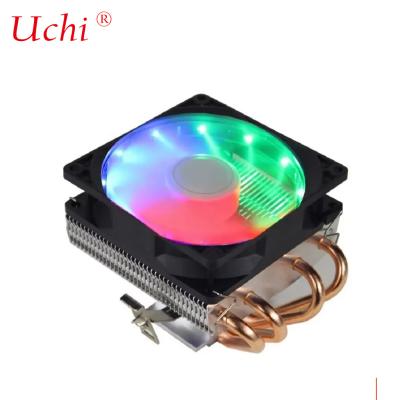 China 4 Heat Pipe Push Down Type CPU Cooler Aluminum Heatsink CPU Cooler for sale