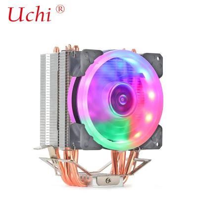 China 4 Copper Heatpipe Radiator Cooling For Computer Cpu Intel I3 I5 I7 LGA1150 1156 1200 1366 1700 2011 AMD AM4 AM5 Cooler for sale