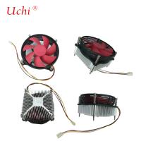 China Cpu Cooler PC Intel Processor Socket Lga775 115 Aluminum Heat Sink Fan 3-Pin 4-Pin Pwm Function for sale