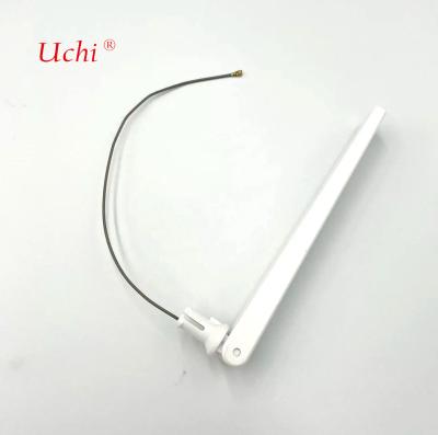 China External Rubber 2.4GHz 5GHz Dual Band Communication Wifi Antenna With MHF Plug For Network Devices for sale