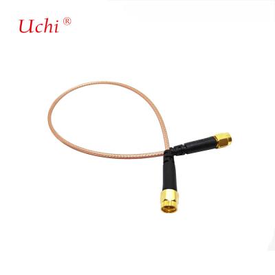 China Low Loss SMA Male Plug To SMA Male Plug RG316 Wire Tail Patch Cord Expansion Cable Assembly for sale