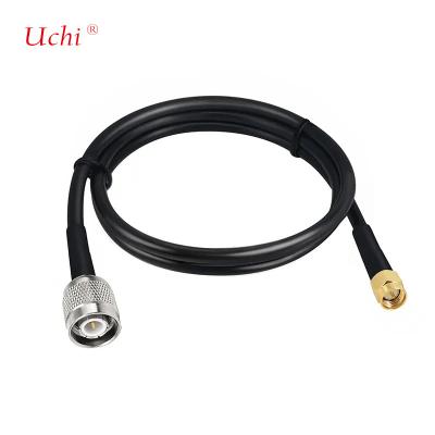China RG58 SMA Male To TNC Male Low Loss 50Ohm RF Coaxial Cable Adapter TNC To SMA Extension Cable For Wireless LAN Devices for sale