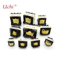 China BEE1680 EE16 Vertical Secondary Widened 4+2+2PIN Distribution Main Power Transformer for sale