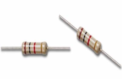 China High Power 6W Carbon Film 330 Ohm Resistor E24 For Power Supplies for sale