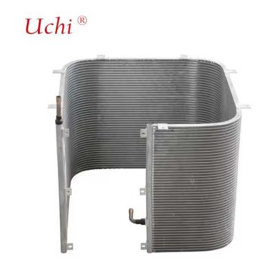 China Energy Saving Serpentine Transverse Fin MLCP(micro-channel Liquid Cooling Plate) Microchannel Condenser for sale