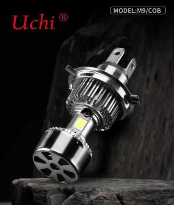 China 3300 LM M9 LED Motorcycle Headlamp Bulb With Cooling Fan 9-18V for sale