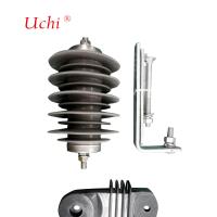 China Distribution Type Metal Oxide Polymer Lightning 10kv Surge Arrester for sale