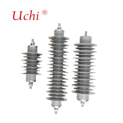 China 10kV 10kA Polymer Metal Oxide Lightning HV MV Surge Arrester for sale