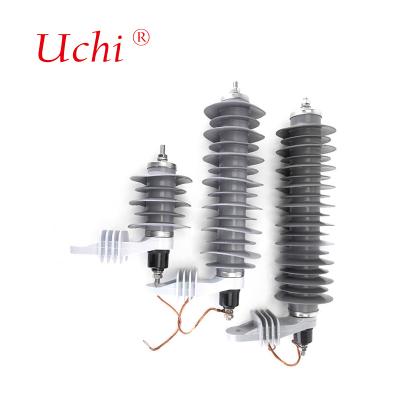 China ISO9001 Distribution Line Composite MOA 10KA 33KV Zinc Oxide Gapless Arrester for sale