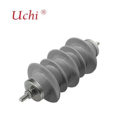 China 15kV Surge Arrester Non-Gap Metal Oxide Pole Lightning Arrester For Over Voltage Protection for sale