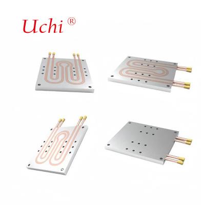 China Copper Cold Plate High-Power Battery Water-Cooling Plate for sale