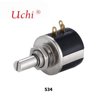 China 534 Multi-turn Wire Wound Precision Potentiometer 10KΩ 2W for sale